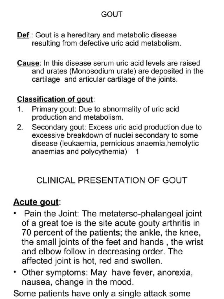 Gout | PDF