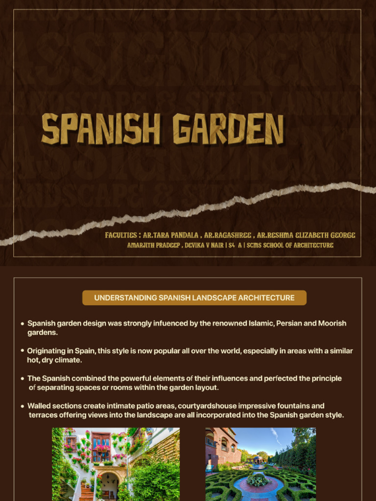Spanish Garden | PDF