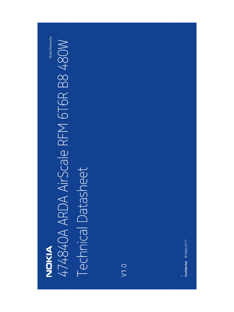 ARDA RFM 6T6R B8 480W Datasheet v2 | PDF