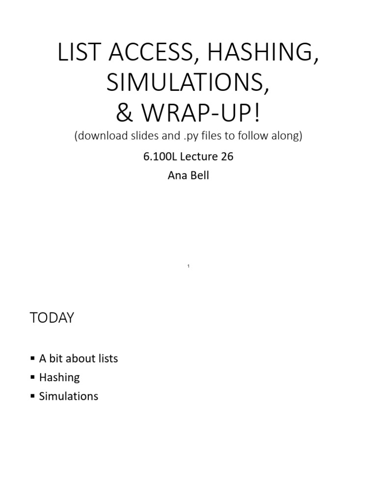Mit6 100l f22 Lec26 | Download Free PDF | Computer Programming | Applied Mathematics