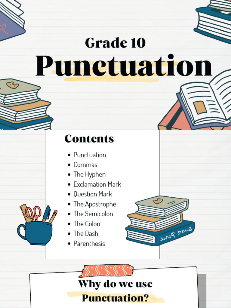 Grade 10 Punctuation | Download Free PDF | Punctuation | Comma