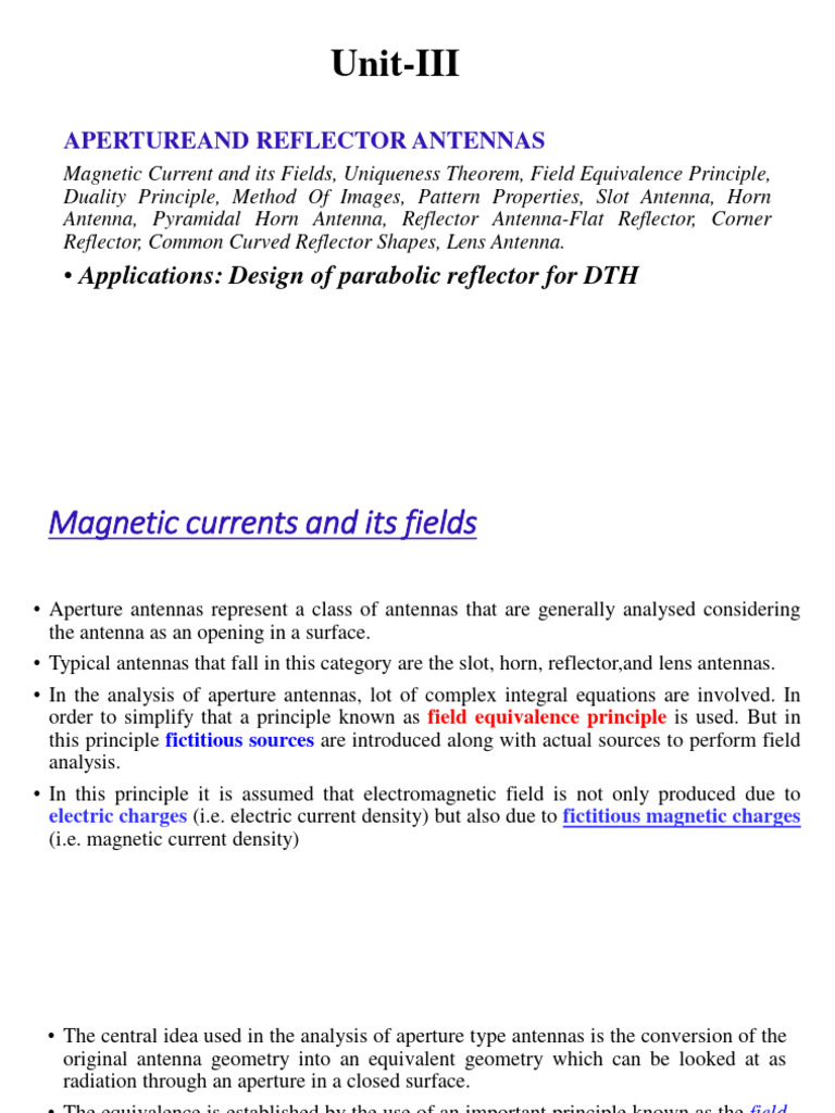 AWP Unit 3 | PDF | Antenna (Radio) | Waveguide