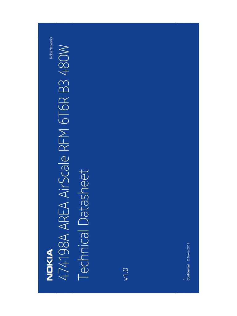 AREA RFM 6T6R B3 480W Datasheet v2 | PDF