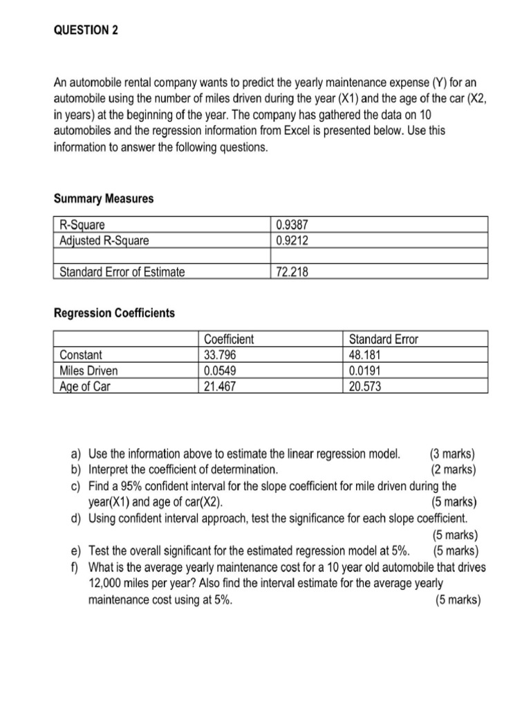 Assignment 1 Question 2 | PDF