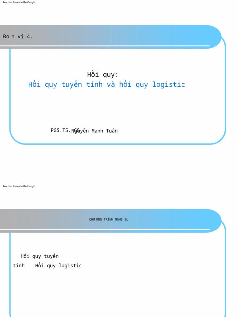 Unit 5 Regression | PDF