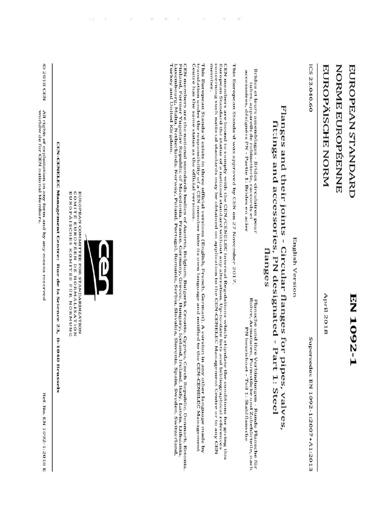 En 1092-1-2018 | PDF