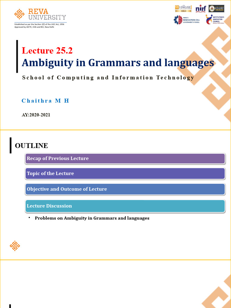 FAFL Final Lecture 25.2 CMH | PDF | Metalogic | Computer Programming