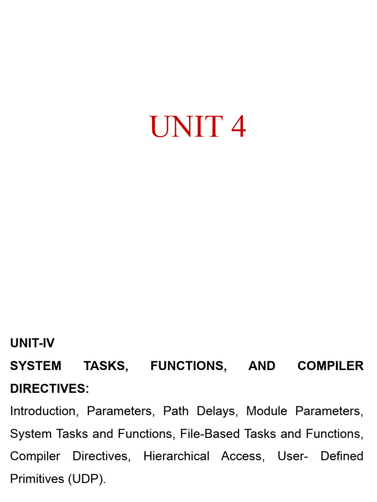 DDTV Unit 4 | PDF | Parameter (Computer Programming) | Computer Programming
