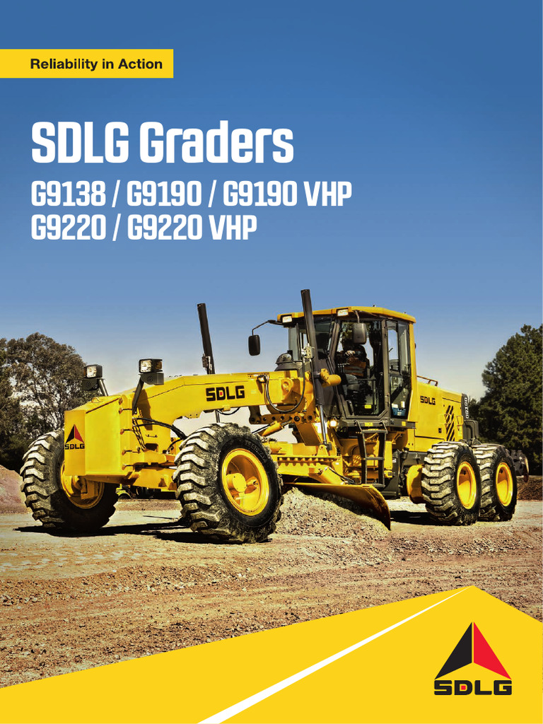 SDLG Graders: Models & Features | PDF | Manual Transmission | Automatic ...