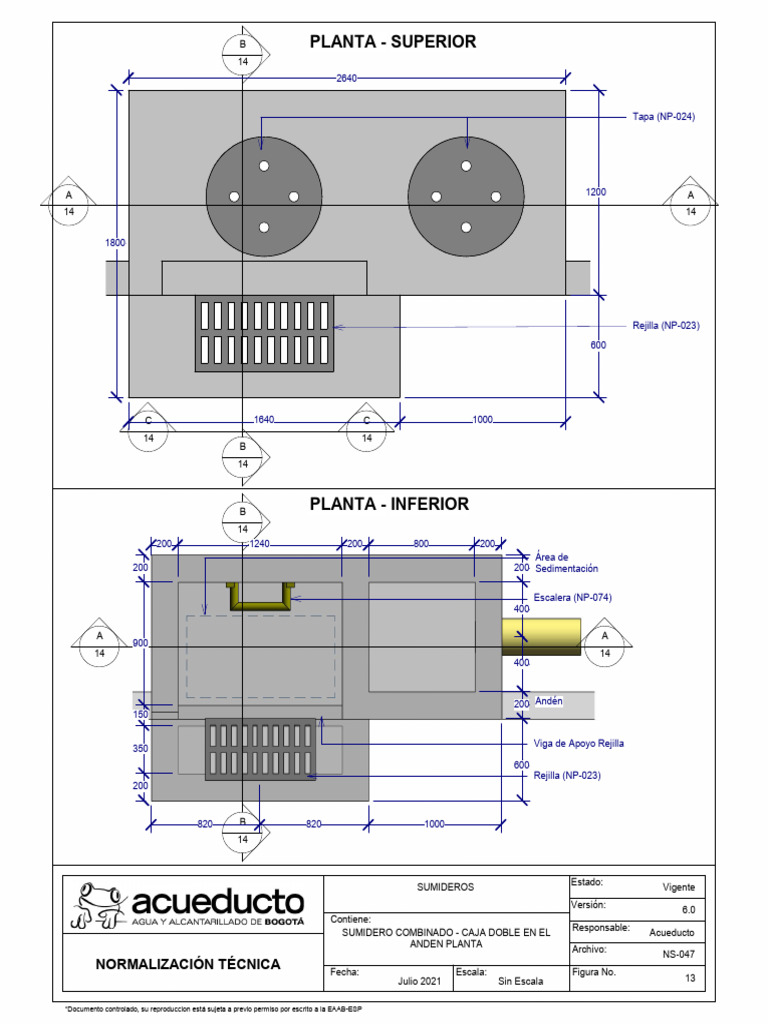 NS-047 Anexo D. Sumidero Combinado | PDF