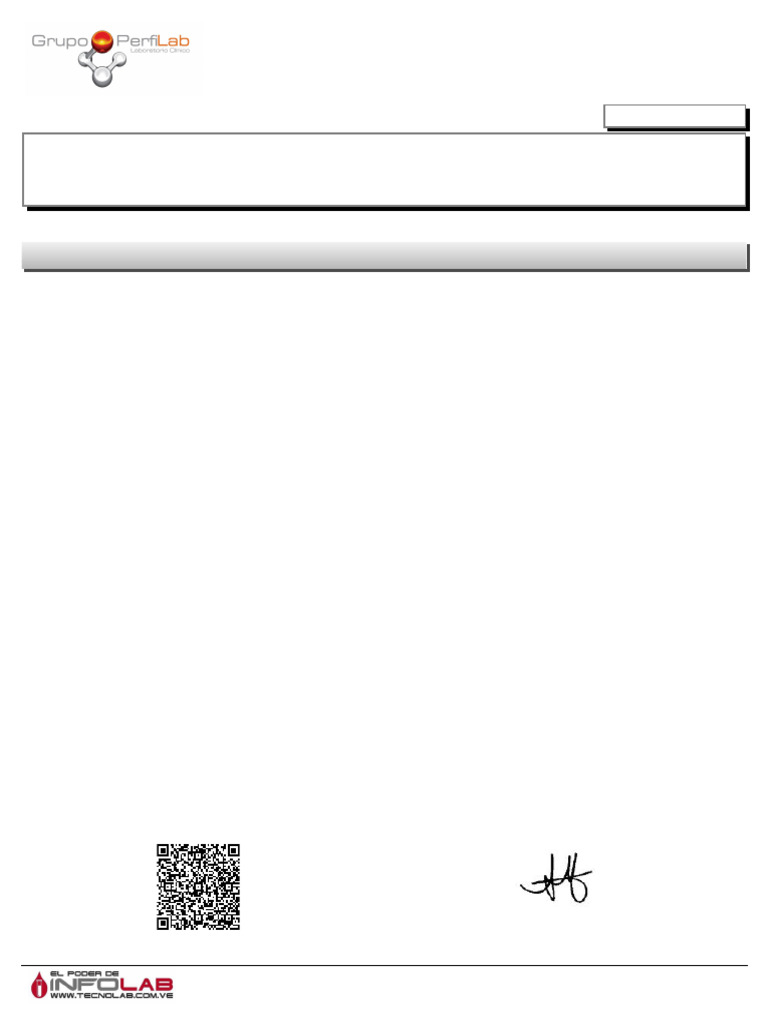 Resultados de Laboratorio Perfilab | PDF | Hematología | Tejido (biología)