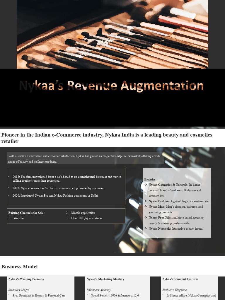 Nykaa's Strategic Growth Blueprint | PDF | Profit (Economics) | Brand