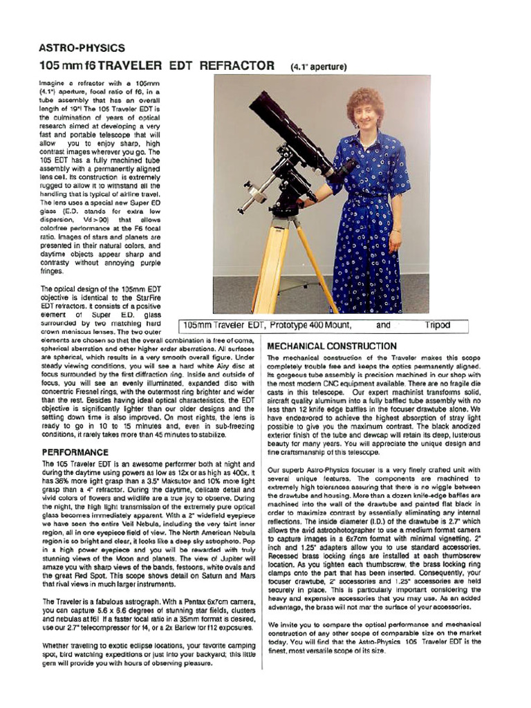 Astro-Physics Brochure, 920801 | PDF