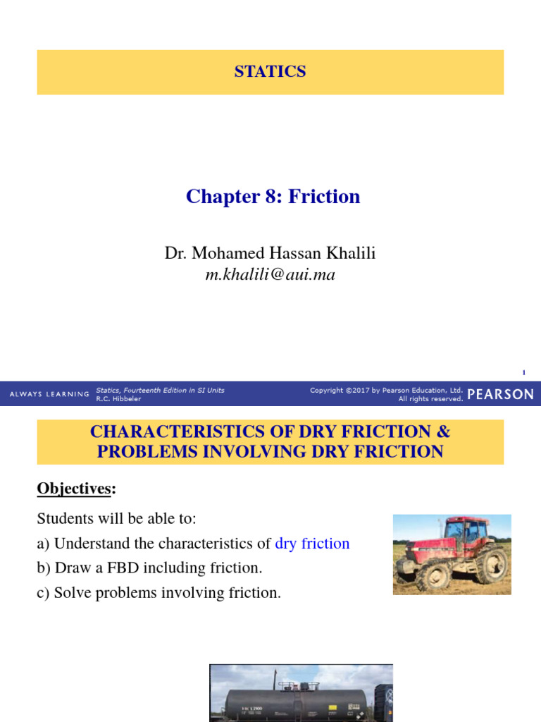 Chapter8 Friction | PDF | Friction | Force