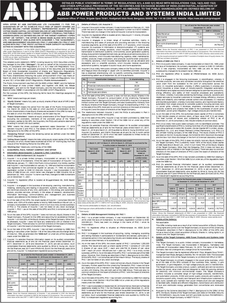Abb Dps - P | Download Free PDF | Stocks | Share (Finance)