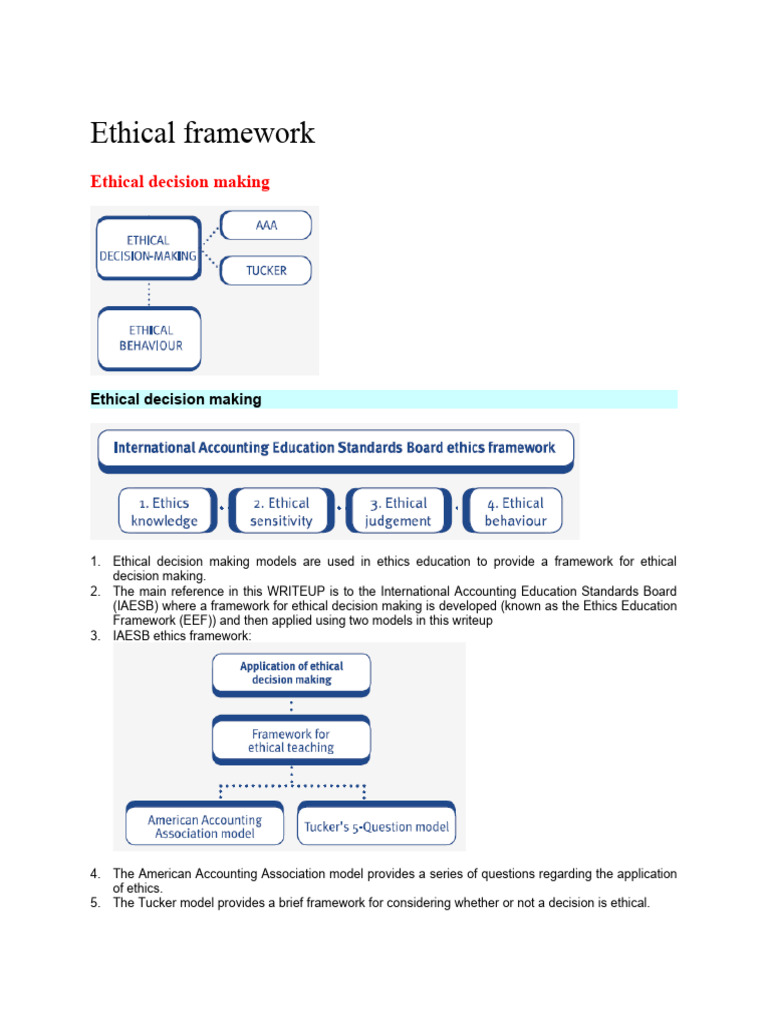 Ethical Framework-Lecture 1 | PDF | Bribery | Audit