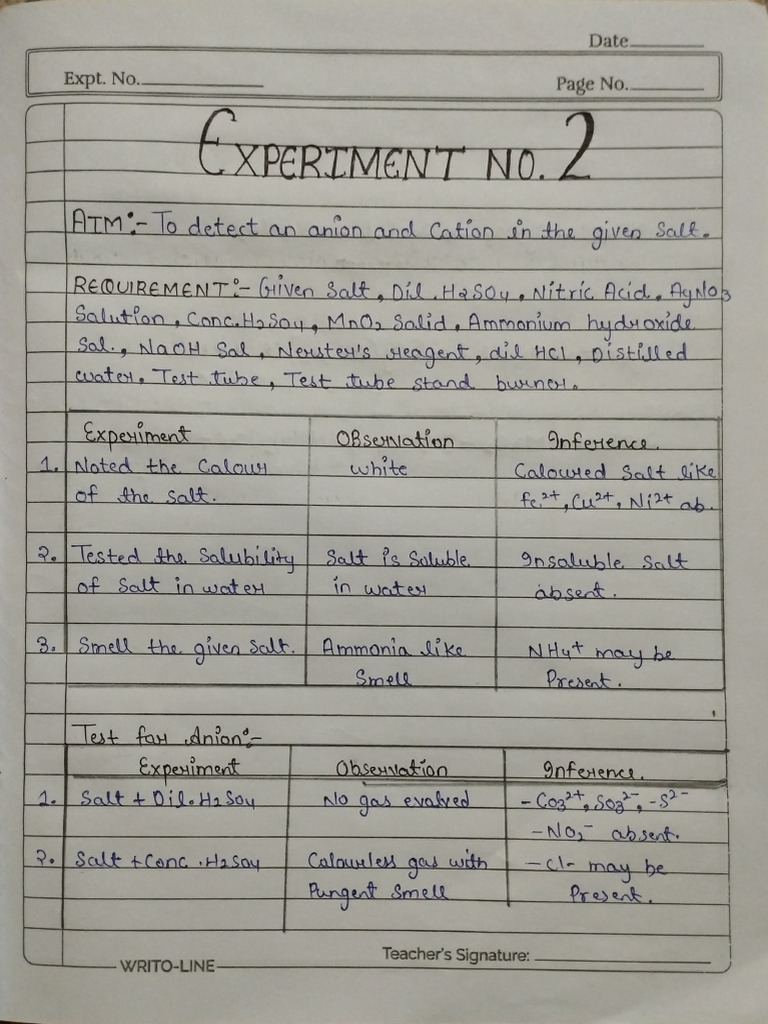 Chemistry Experiment No.2 | PDF | Solid State Chemistry | Molecules