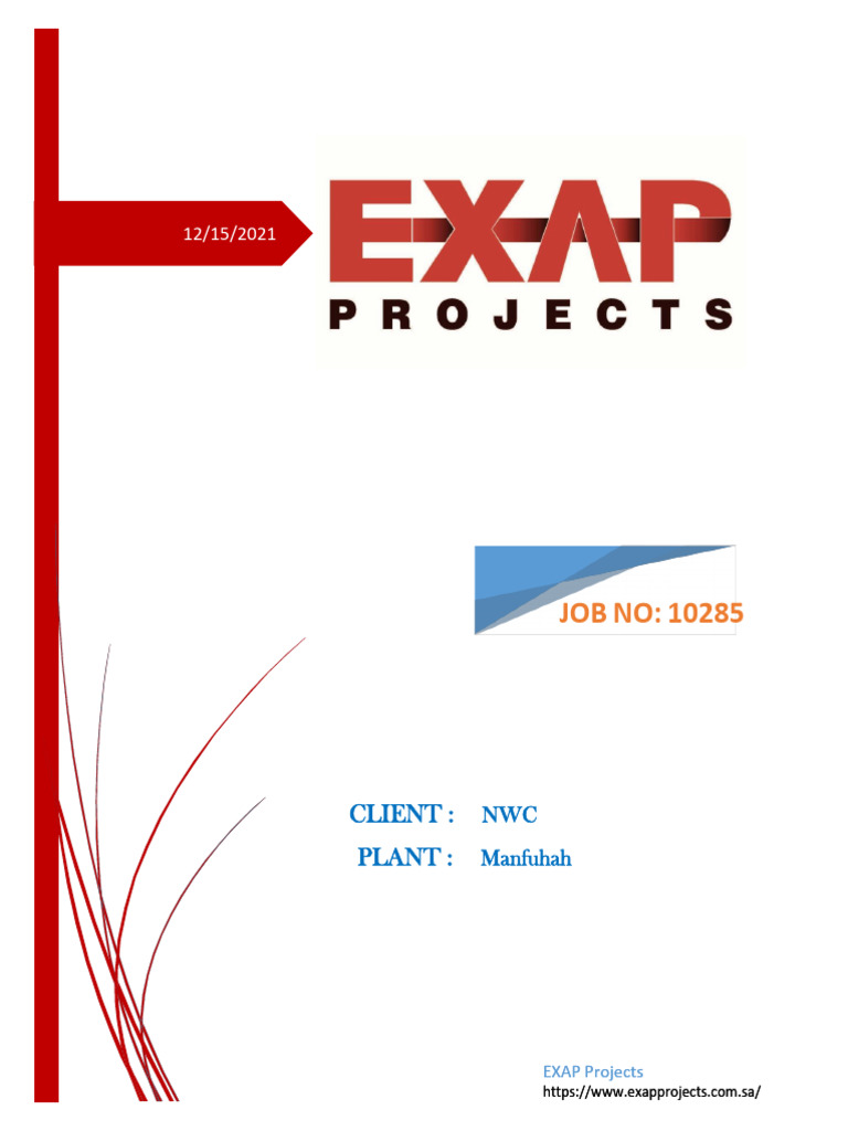 Initial Report of JOB 10285 NWC Manfuhah 67 KW | PDF | Pump | Electricity