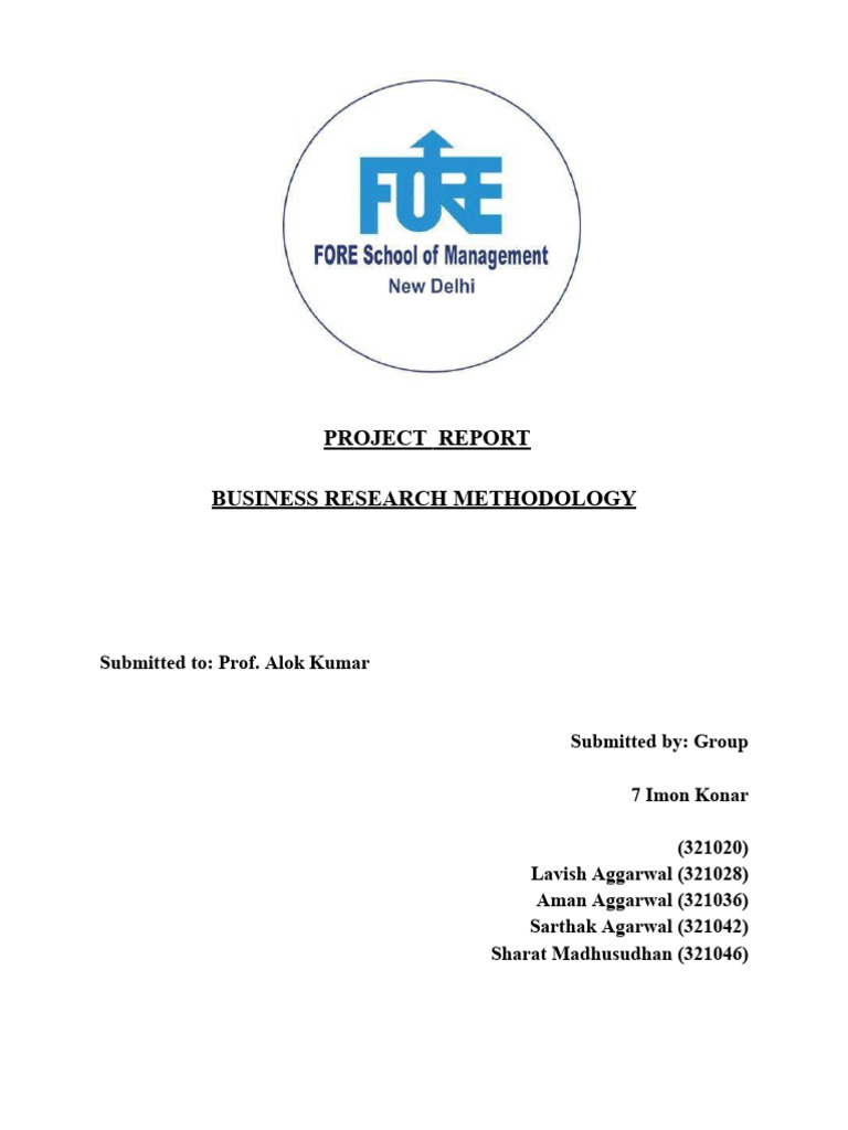 BRM Report | Download Free PDF | Factor Analysis | Intelligence (AI) & Semantics