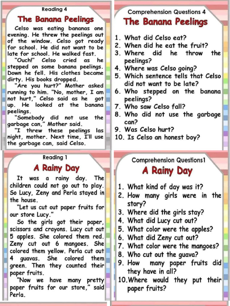 Developing Reading Power Grade 3 | PDF