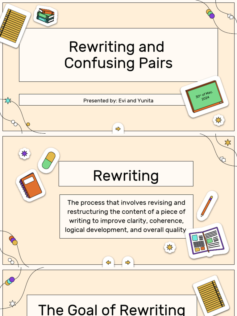 Rewriting and Confusing Pairs | Download Free PDF | Interview | Human ...