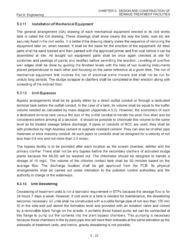 Chlorine Contact Tank | PDF