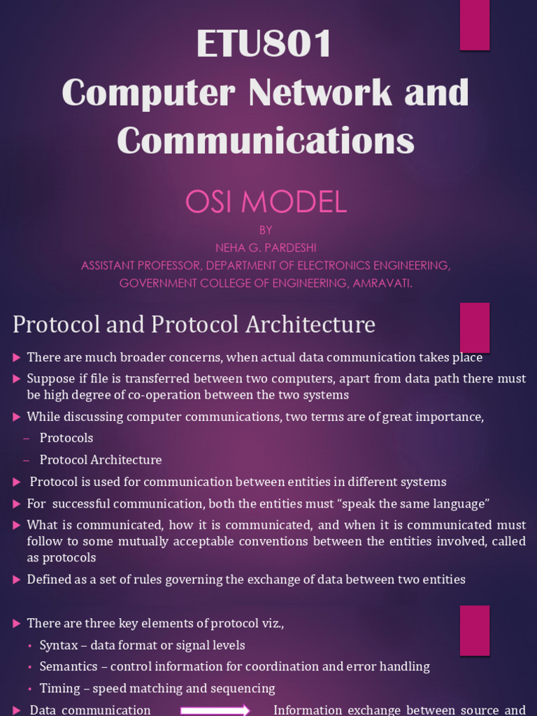 OSI Model | PDF | Osi Model | Computer Network