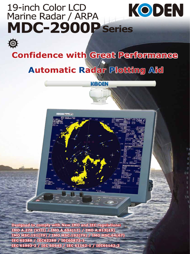 71 B Koden MDC 2900p Radar | PDF