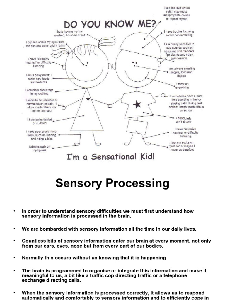 Understanding Sensory Processing Challenges | PDF | Senses ...