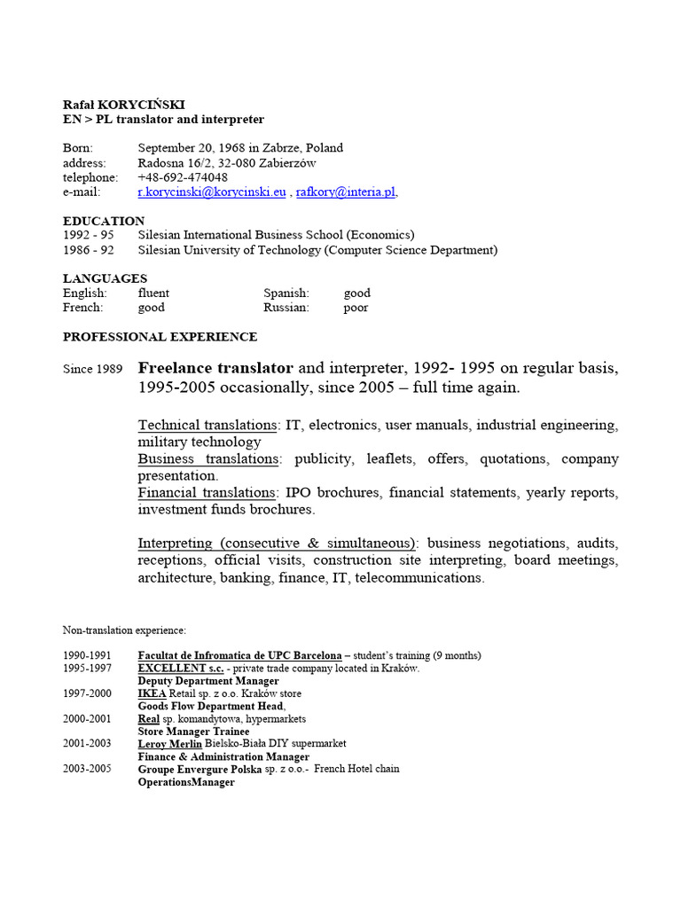 Rafa Koryciski | Download Free PDF | Business