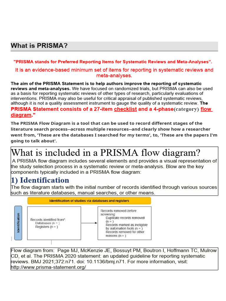 PRISMA Tool | Download Free PDF | Systematic Review | Inquiry