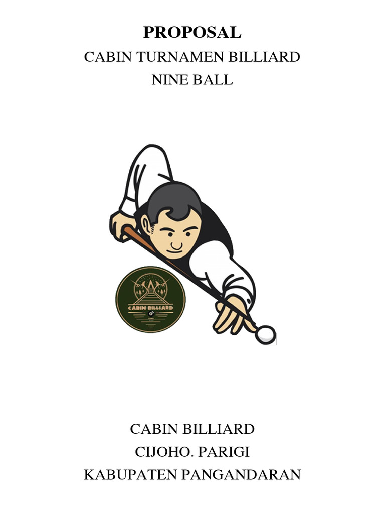 Proposal Turnamen Cabin Billiard 24 | PDF