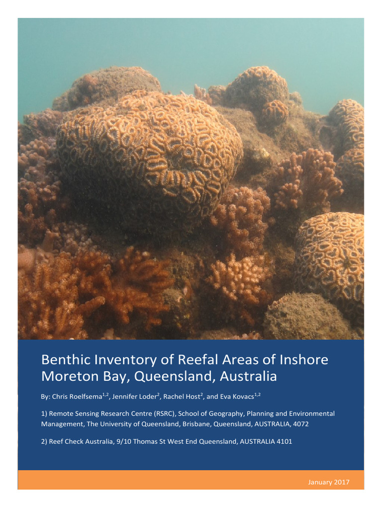 Benthic Inventory of Reefal Areas of Inshore Moreton Bay, Queensland ...