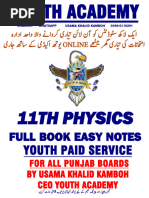 Physics 1st Year Notes Chapter No. 1 | PDF | Significant Figures | Physics