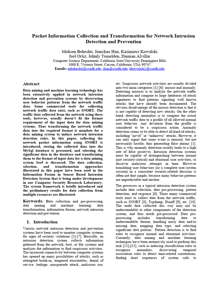 Sample Paper | PDF | Internet Protocols | Transmission Control Protocol