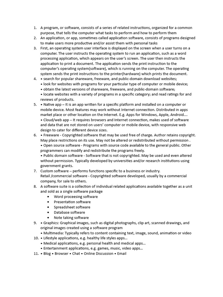 Chap 7 | PDF | Application Software | Software
