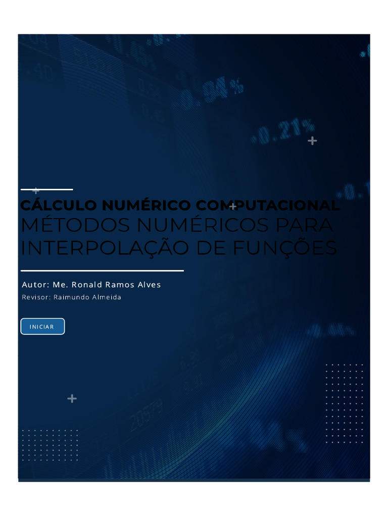 Calculo Numerico Pdf Equações Análise Numérica