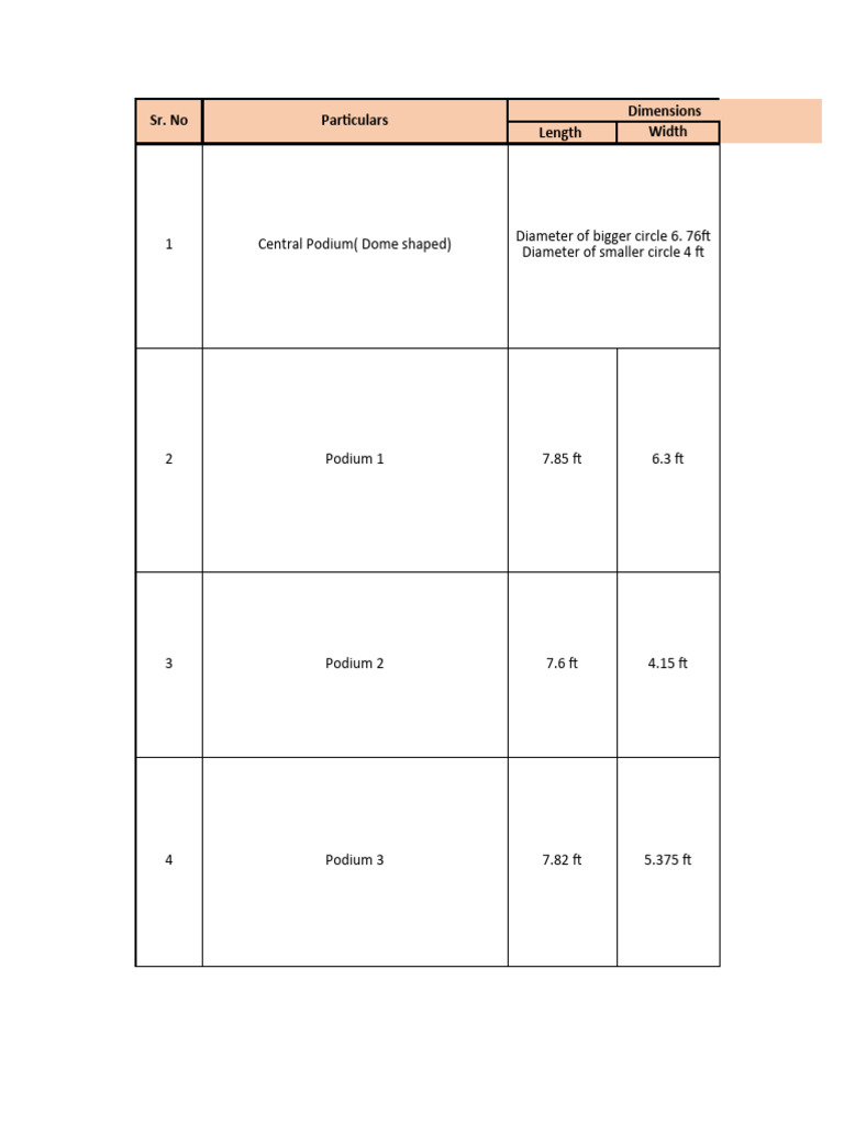 Detailed Dimensions and Materials List | PDF