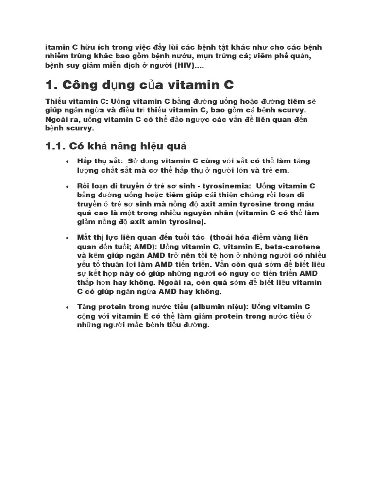 Vitamin C | PDF