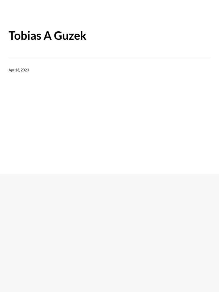 Tobias A Guzek BG | PDF | Cyberspace | World Wide Web Tobias A Guzek BG | PDF | Cyberspace | World Wide Web