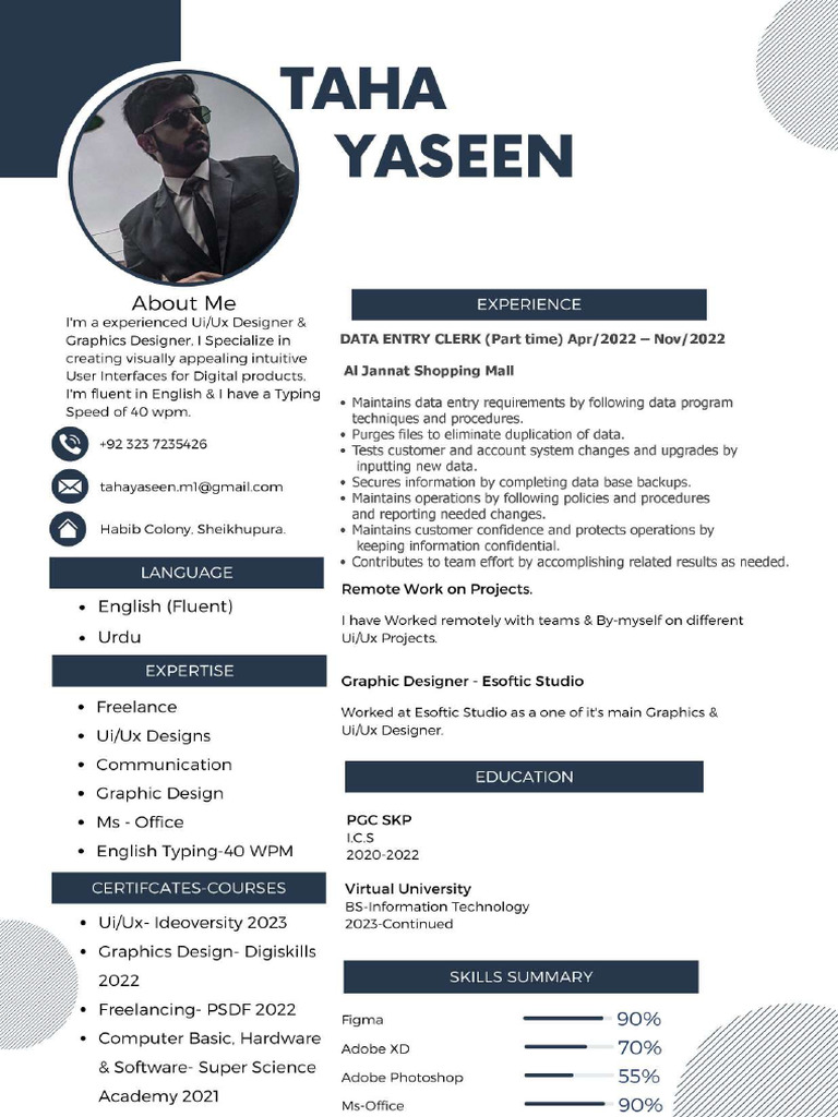 Taha Yaseen CV (1) - Merged-1-11 | PDF