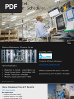 Maximo Scheduler - Using Application | PDF | Scheduling (Computing) | Systems Engineering