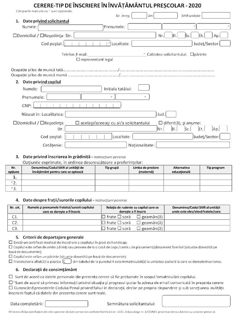 Isjdb Cerere Tip Grad 2020 | PDF