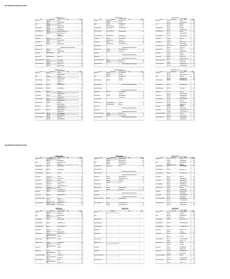 Week 1 Exam Venue-3 | PDF