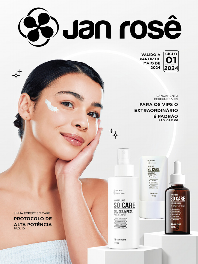 Novo Catálogo Jan Rosê Ciclo 1 2024 | PDF