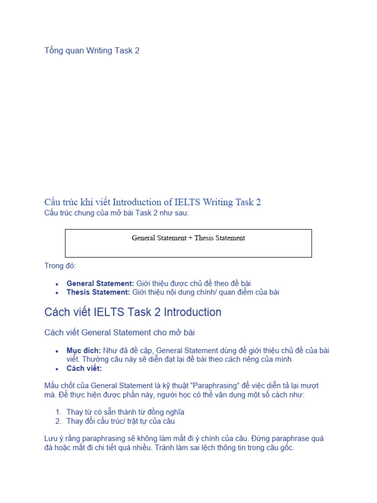 T NG Quan Writing Task 2 | PDF