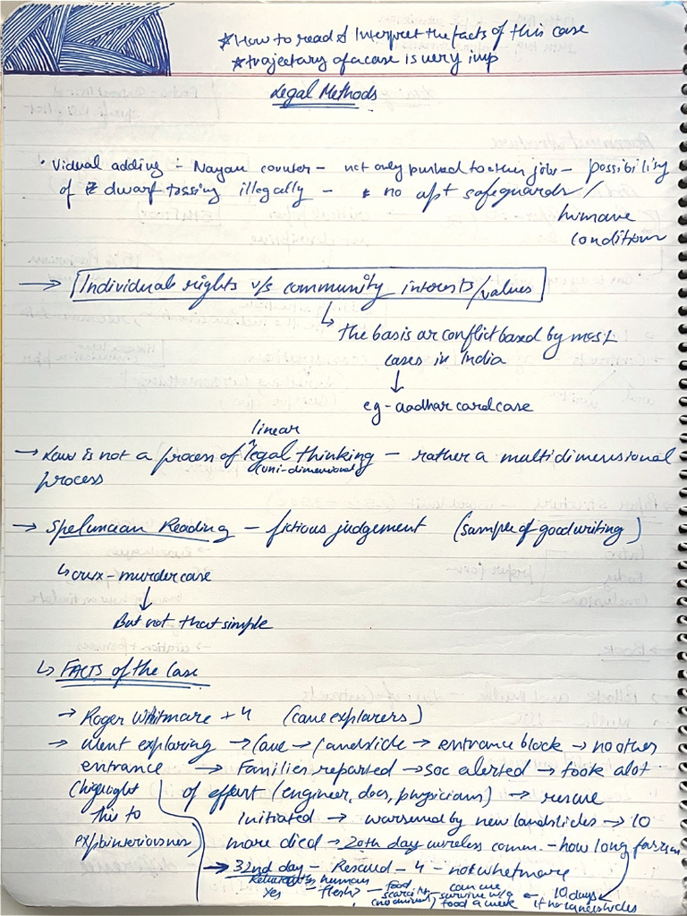 Legal Methods Notes | PDF