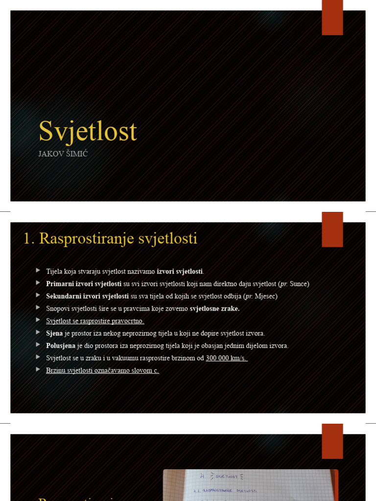 Svjetlost | PDF