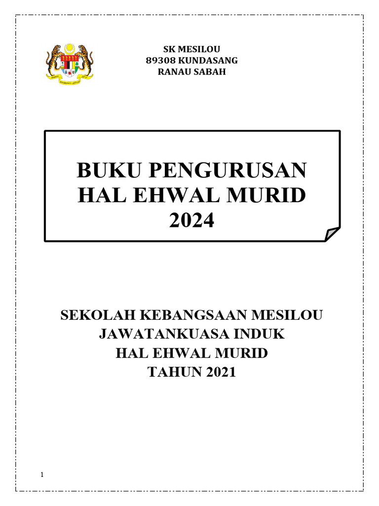 Buku Pengurusan Hem Dan Perancangan 2023 | PDF