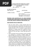 Petition and Replies Format in CRPC 125 Maintenance | PDF | Affidavit ...